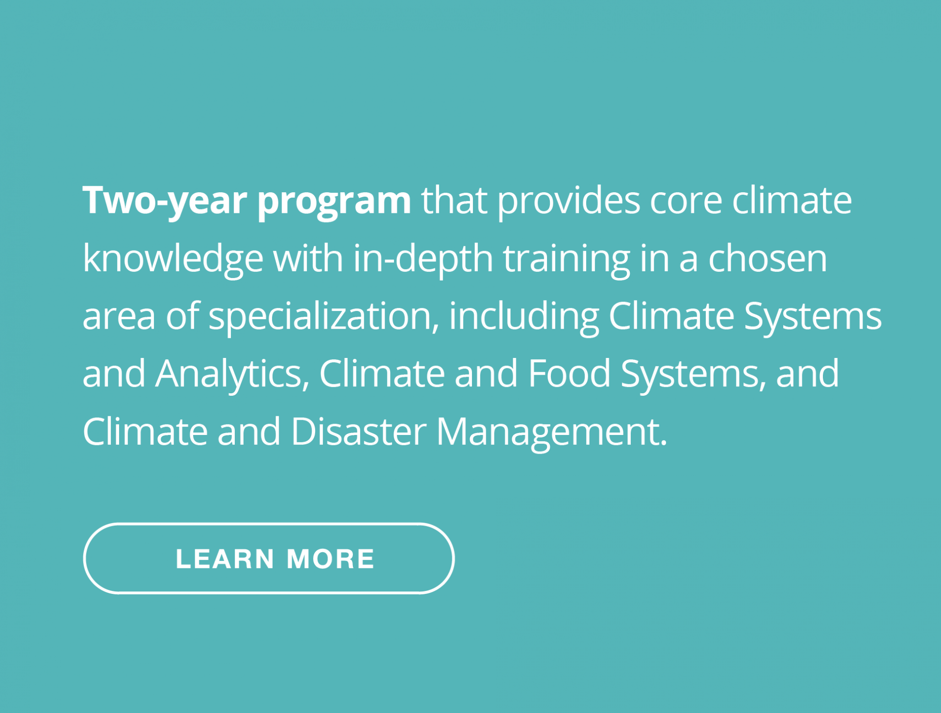 Master's Programs | Columbia Climate School