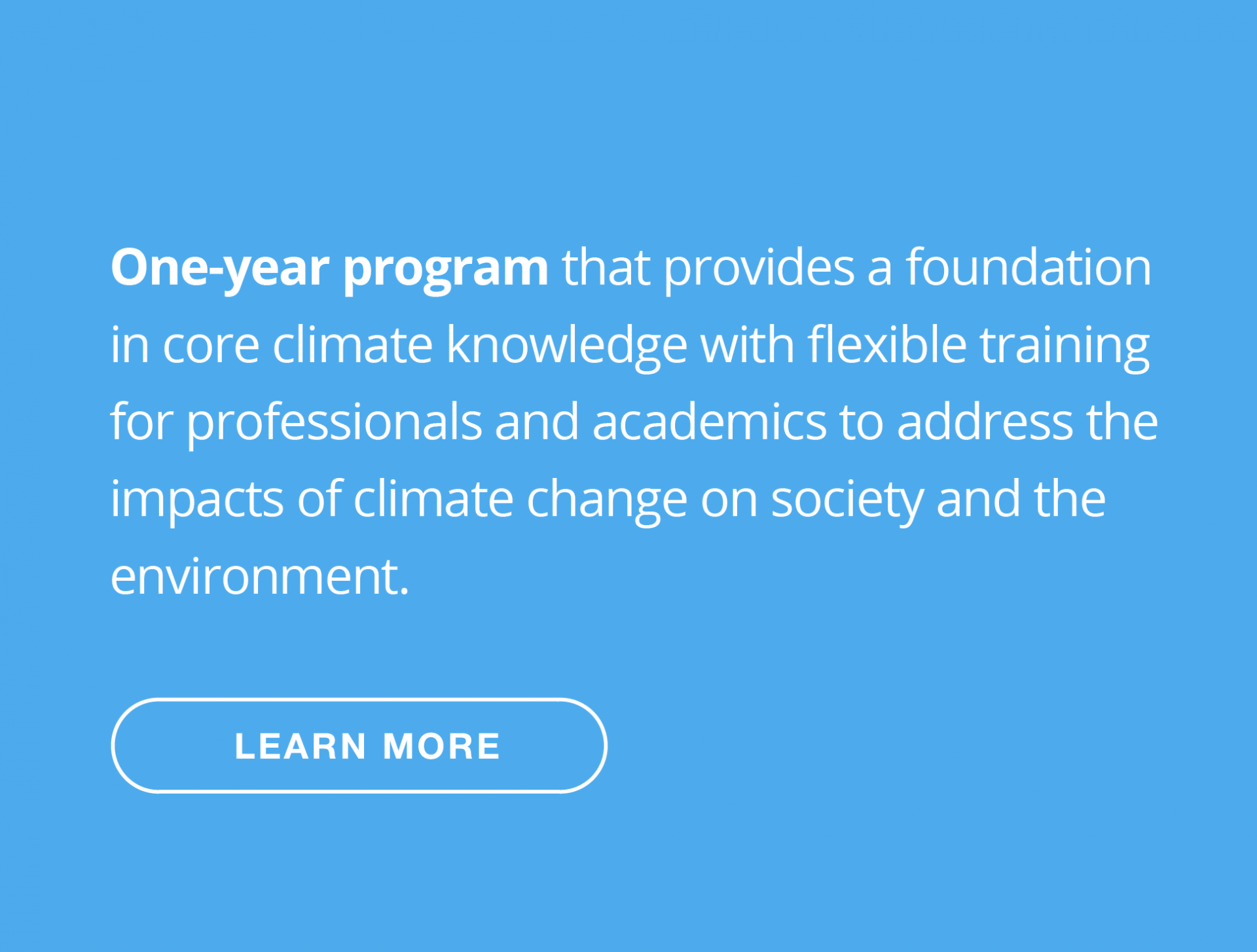 Master's Programs | Columbia Climate School